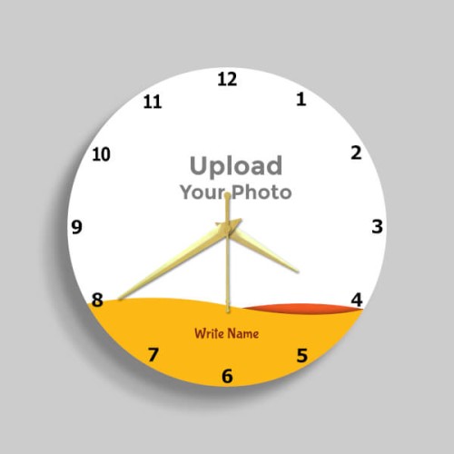 Buy Single pic circle shaped with custom text design - Printshoppy Wall ...