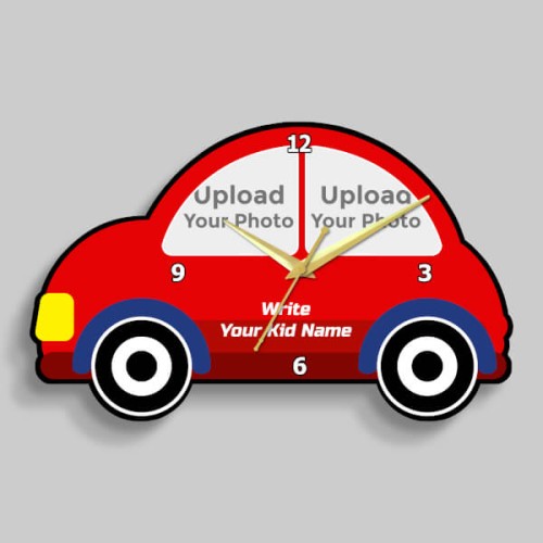 Buy Toy Car Clock Design Photo Wall Clock