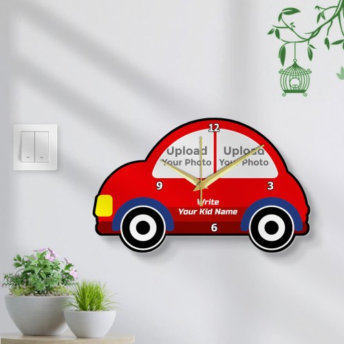 Buy Toy Car Clock Design Photo Wall Clock