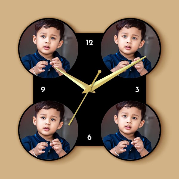 Personalized Acrylic Photo Wall Clocks with your photo printing ...