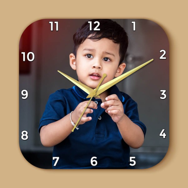 Personalized Acrylic Photo Wall Clocks with your photo printing ...