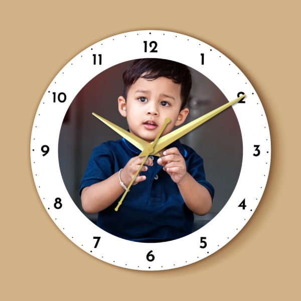 Personalized Acrylic Photo Wall Clocks with your photo printing ...
