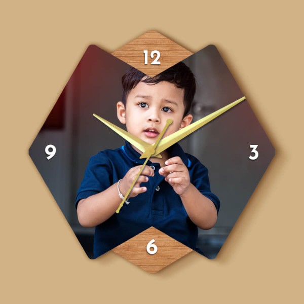 Personalized Acrylic Photo Wall Clocks with your photo printing ...