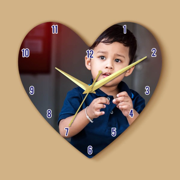 Personalized Acrylic Photo Wall Clocks with your photo printing ...