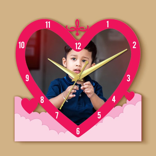 Personalized Acrylic Photo Wall Clocks with your photo printing ...