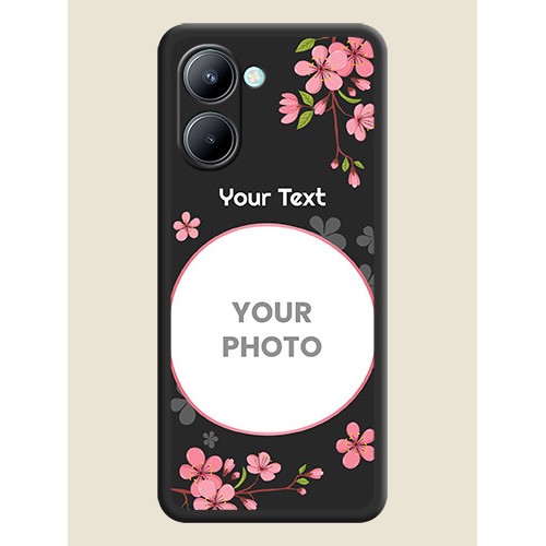 Buy Realme C33 2023 Photo on Space Black Soft Matte Back Cover - Round ...