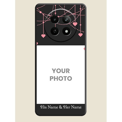 Buy Pink Love Hangings with Text on Space Black Custom Soft Matte Back ...