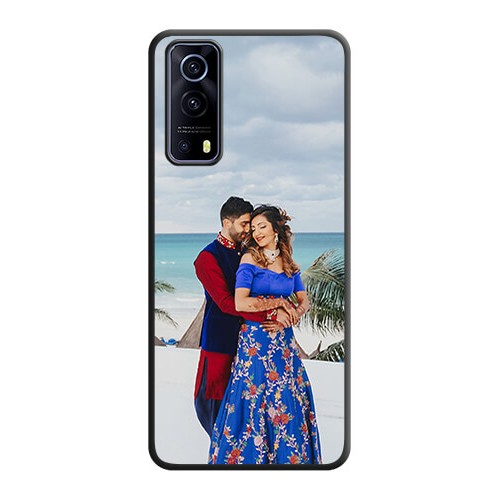 Buy Full Single Pic Upload On Space Black Personalized Soft Matte Phone Covers -Iqoo Z3 5G