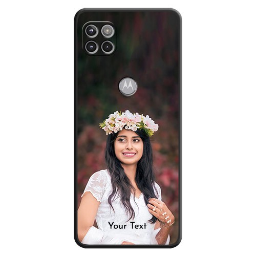 Buy Full Single Pic Upload With Text On Space Black Personalized Soft Matte Phone Covers ...