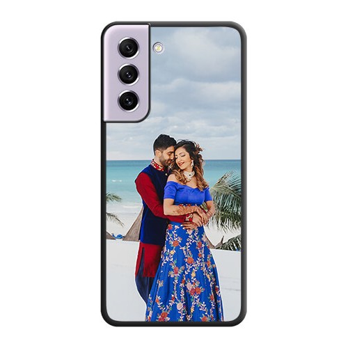 Buy Full Single Pic Upload On Space Black Personalized Soft Matte Phone Covers -Samsung Galaxy ...