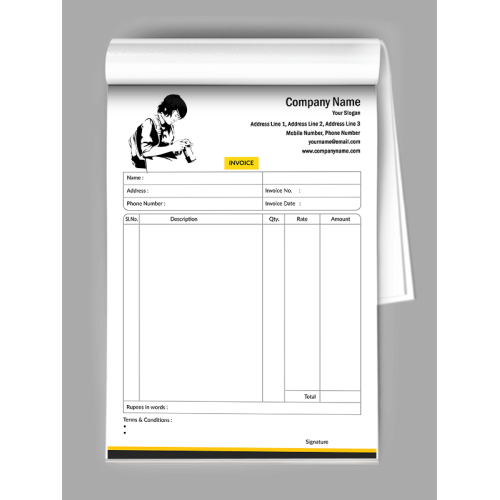 Photography Bill Book Design