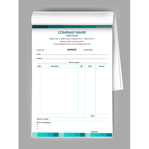 Premium Bill Book Design