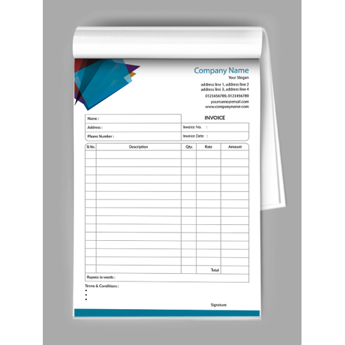 Professional Bill Book Design