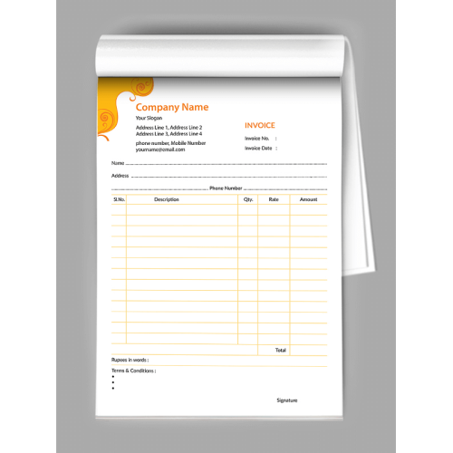 Premium Bill Book Design