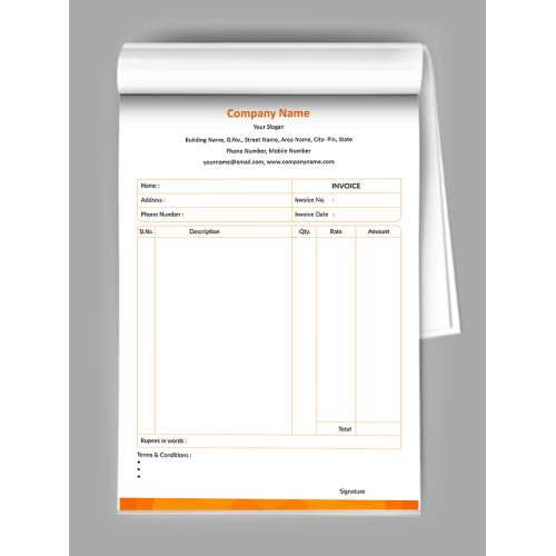 Premium Bill Book Design