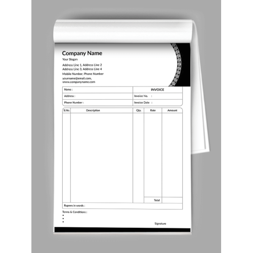 Premium Bill Book Design