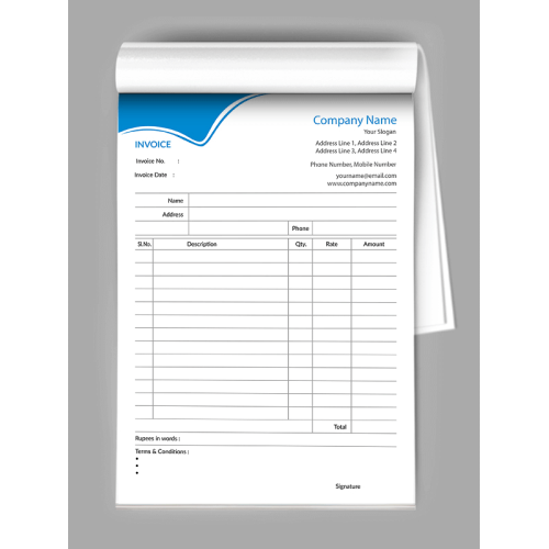 Premium Bill Book Design