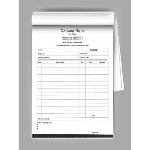 Premium Bill Book Design