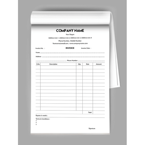 Advocate Bill Book Design