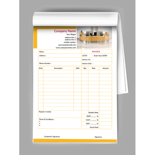 Yellow Bill Book