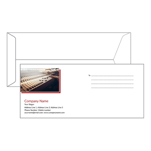 Musician Envelope Design