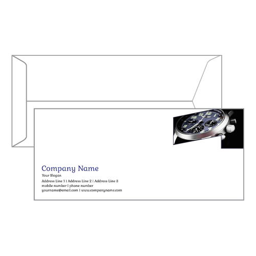 Watch Shop Envelope Design