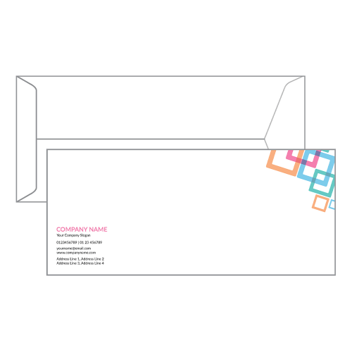 Colorful Pattern Envelope