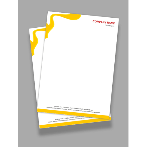 Paint Shop Letterhead Design