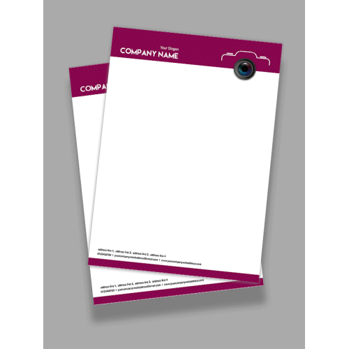 Photographer Letterhead