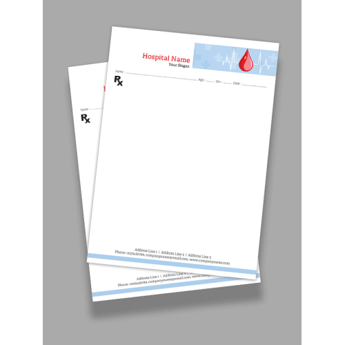 Cardiologist Prescription Pad Design