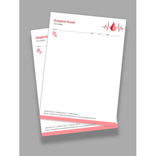 Cardiologist Prescription Pad Design