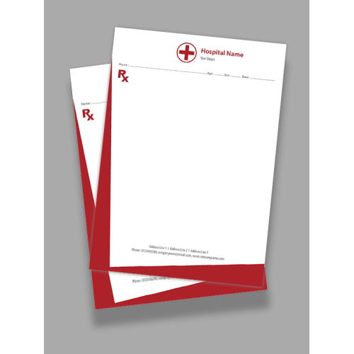 Medical Prescription Pad Design