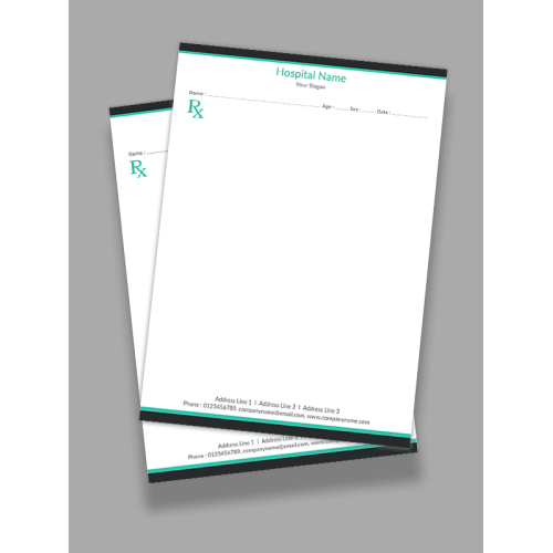 Medical practitioner Prescription Pad Design