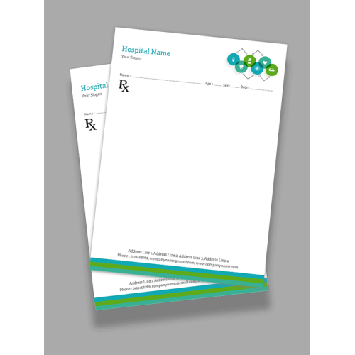 Super Speciality Prescription Pad Design