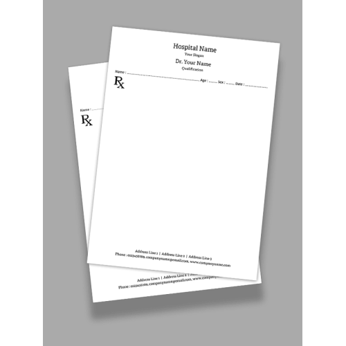 Simple Prescription Pad Design