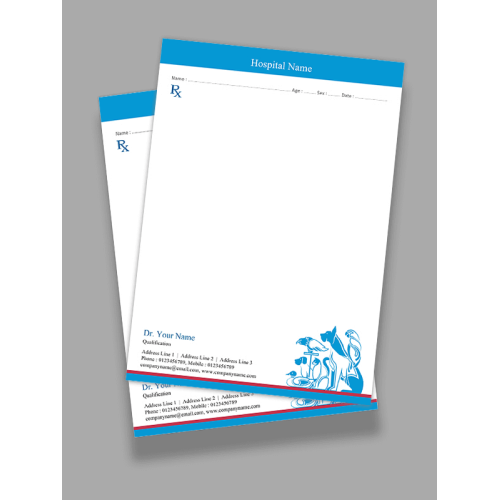 Pet care Prescription Pad Design