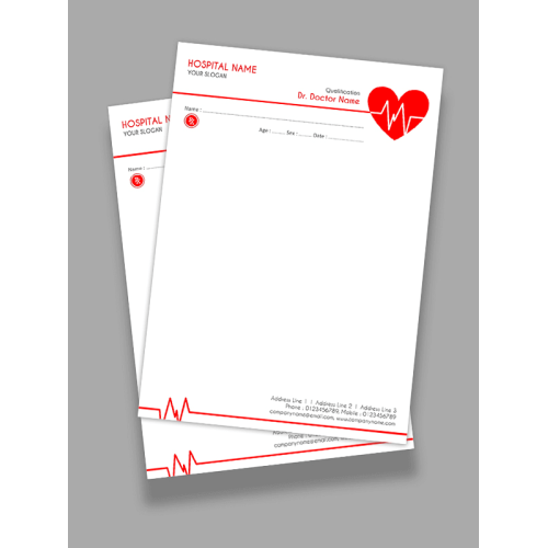 Cardiologist Prescription Pad Design