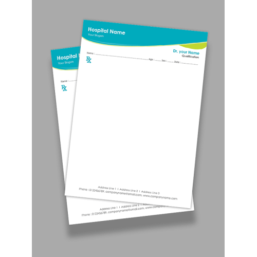 Premium Prescription Pad Design