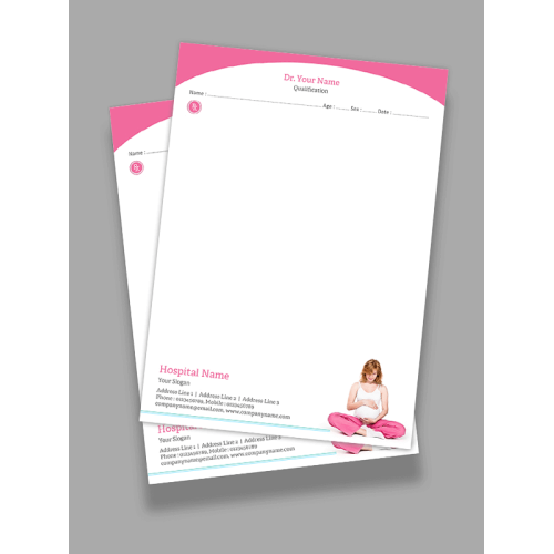 Gynecologist Prescription Pad Design