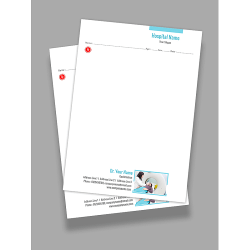radiologist Prescription Pad Design