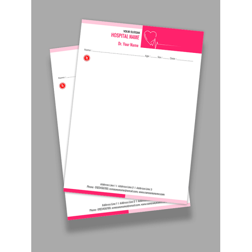 Cardiologist Prescription Pad Design
