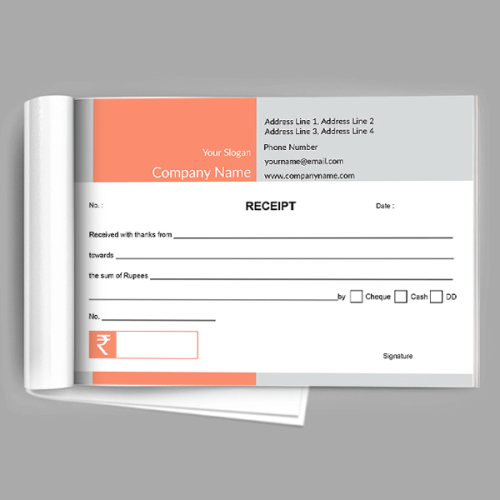 Professional Receipt Design