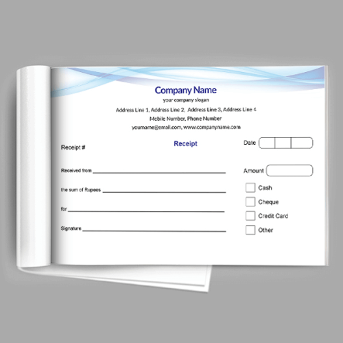 IT Company Receipt Design