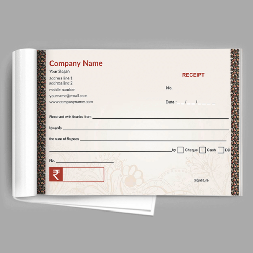 Florist Receipt Design