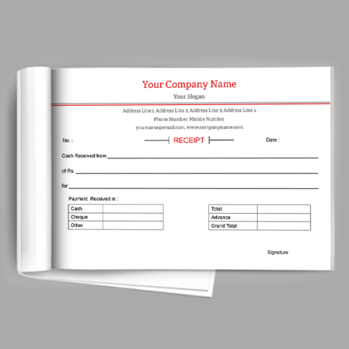 Professional Receipt Design