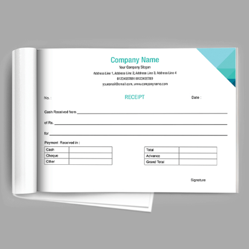 Professional Receipt Design