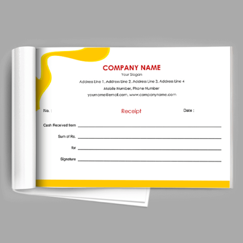 Paint Shop Receipt Design