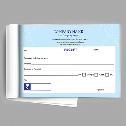 Professional Receipt Design