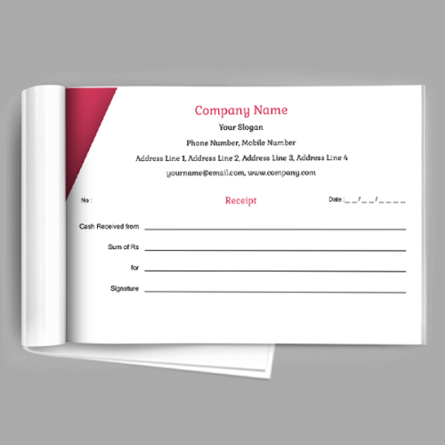 Beauty Spa Receipt Design