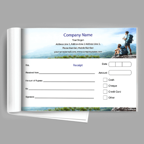 Photography Receipt Design